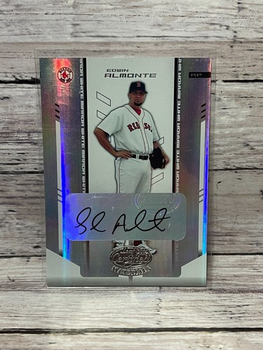 2004 Leaf Certified Materials - Edwin Almonte #56 White Mirror ...