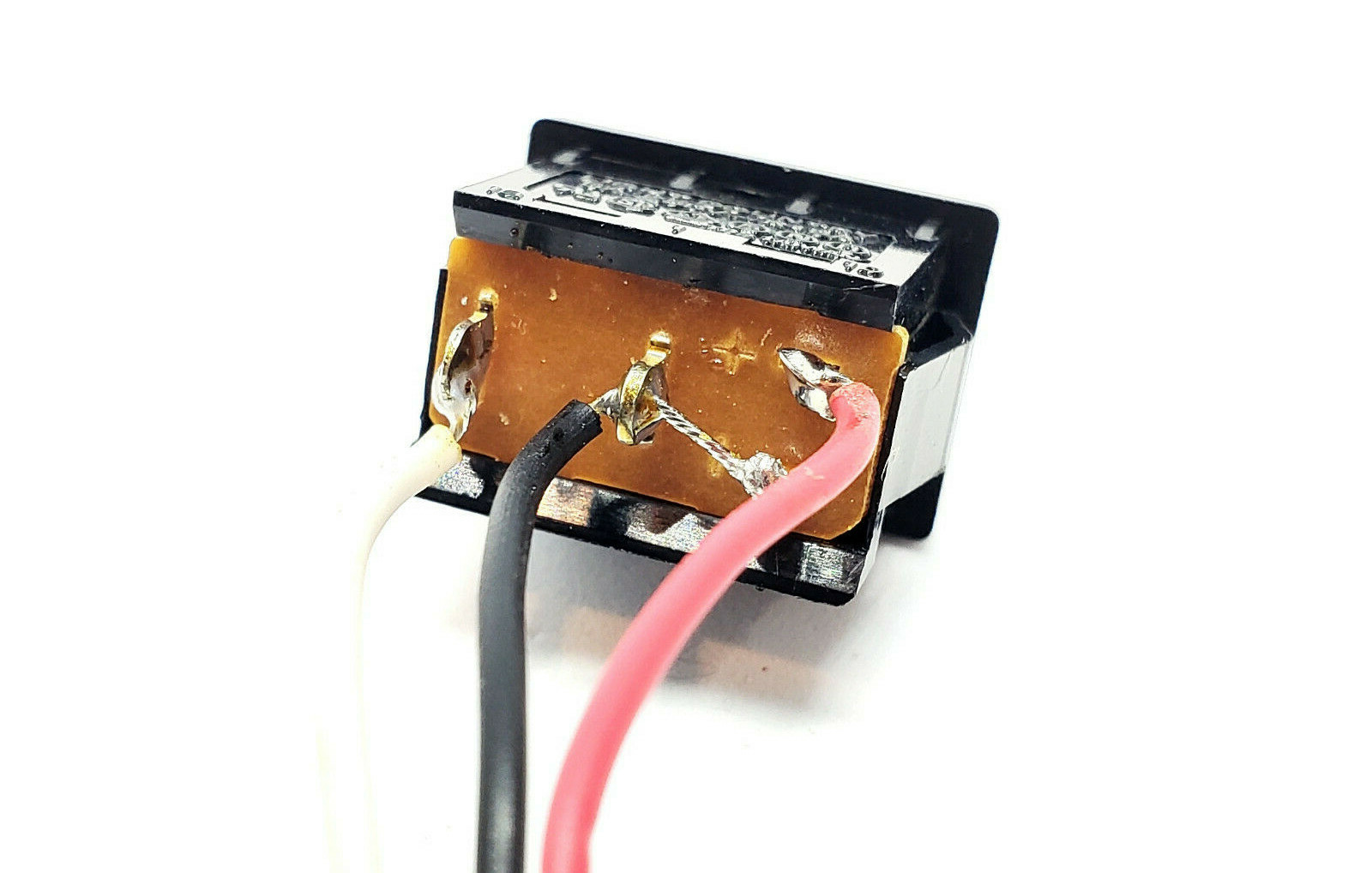 Light Country Black SPST Lit Red Mini Snap-In Rocker Switch, 6A 250VAC ...