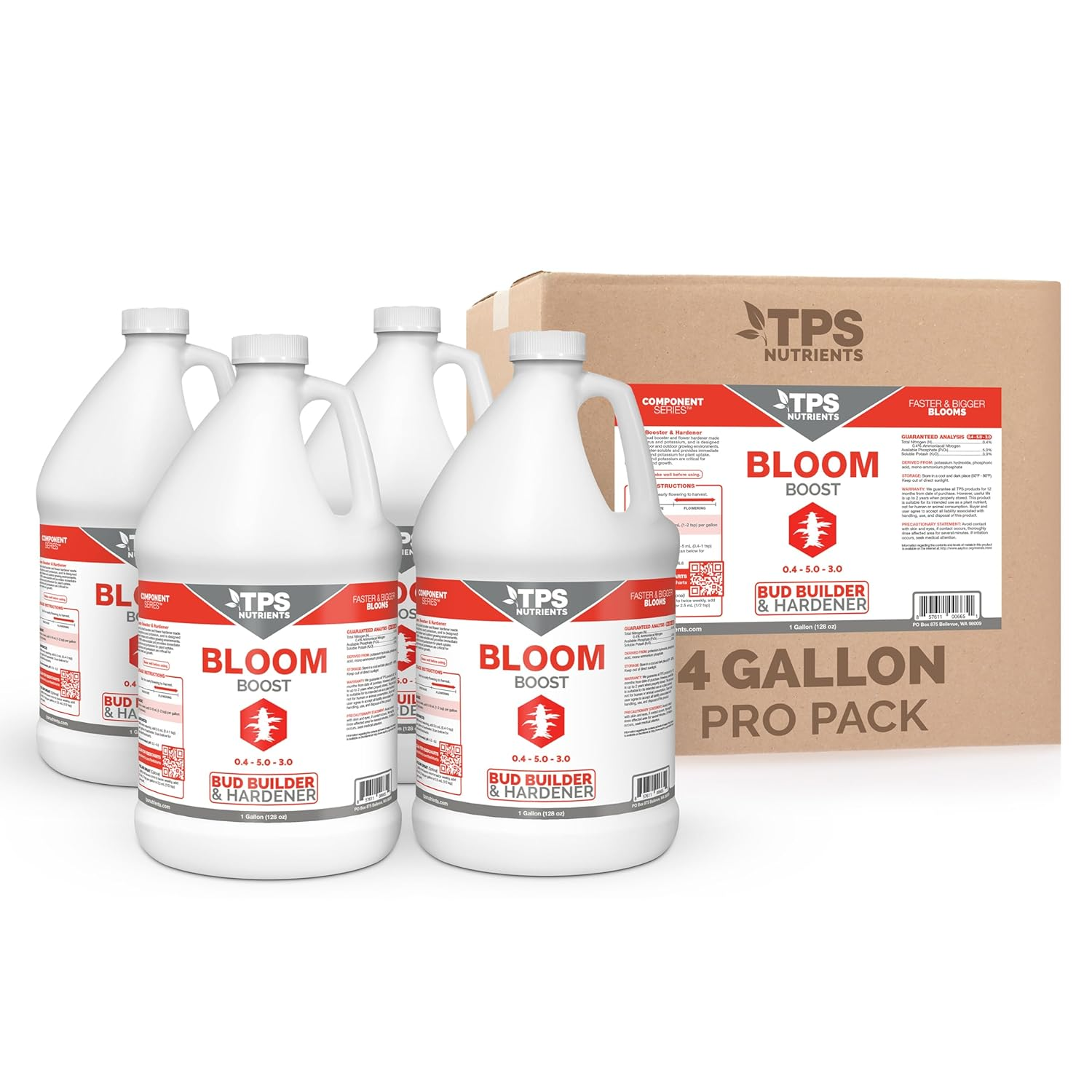 TPS Nutrients Bloom Bud Builder & Flower Hardener Plant Nutrient and ...