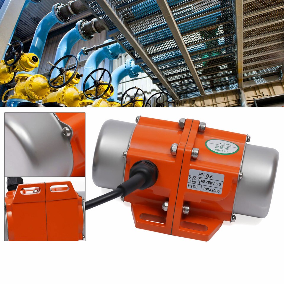 Vibrationsmotor Unwuchtmotor Asynchronous Vibrator Motor 1-Phase 220V ...