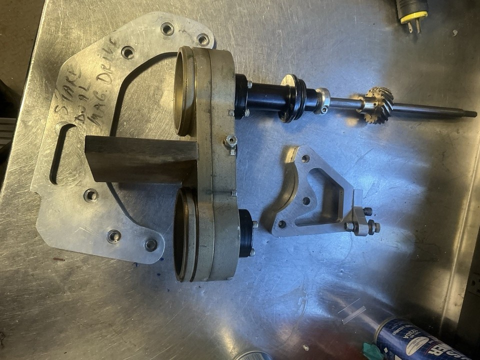 426 Hemi Engine Duel Offset Magneto Drive W Brackets | eBay