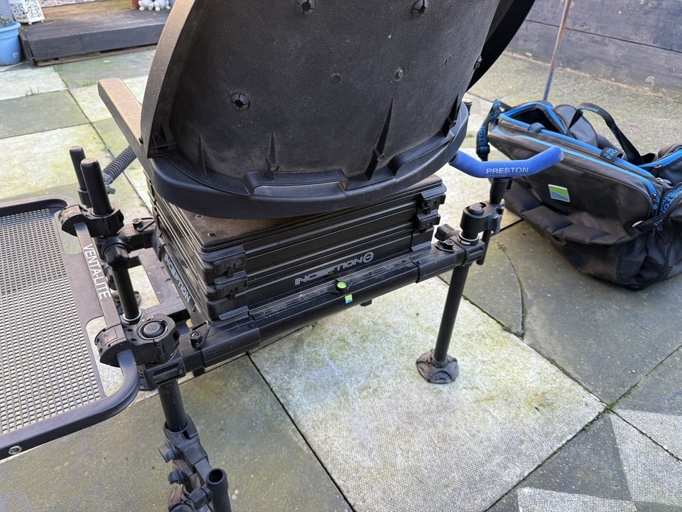 preston innovations 360 seat box, accessories and bag | eBay UK