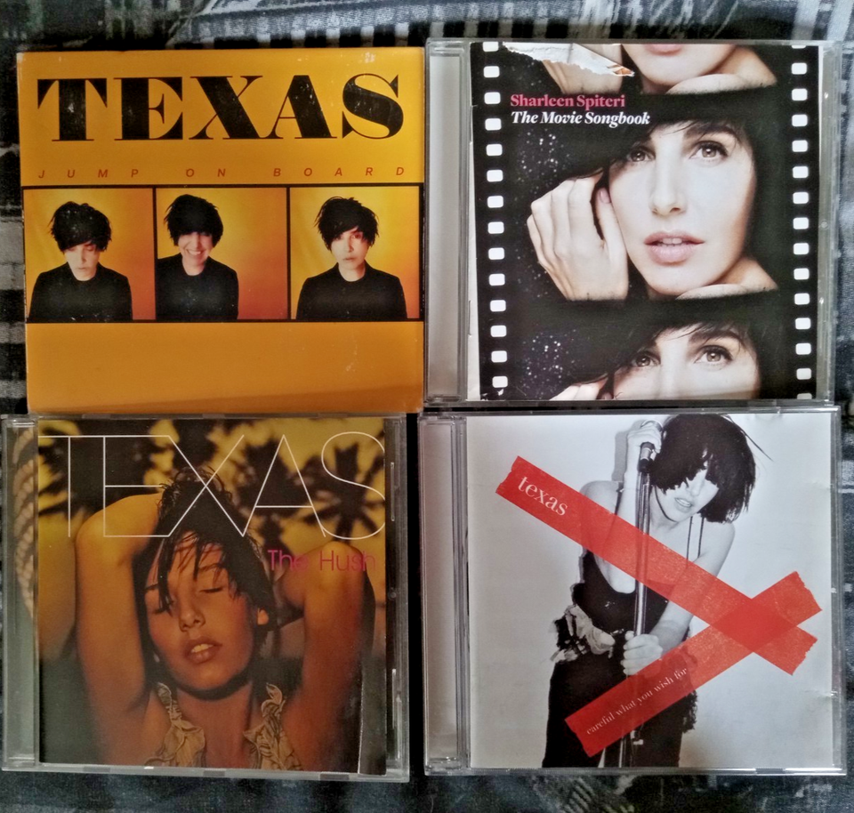 TEXAS-THE HUSH/WHITE ON BLONDE/SOUTHSIDE/MOTHERS HEAVEN(+3)7 CDs+PARIS ...