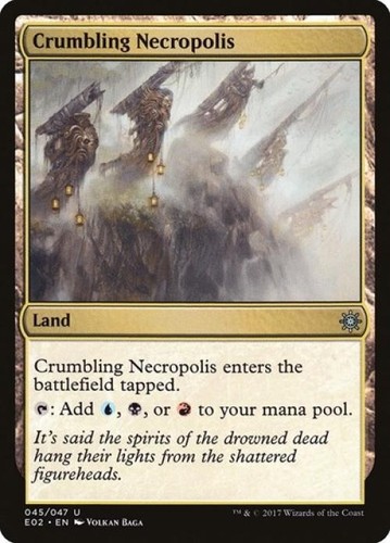 Crumbling Necropolis - Light Play MTG Explorers of Ixalan | eBay