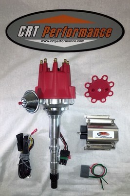 AMC V8 SMALL CAP HEI DISTRIBUTOR RED + 60K COIL 290 304 343 360 390 401 ...