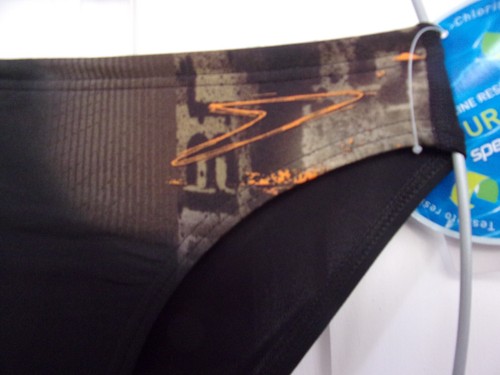 SPEEDO ENDURANCE SANDBLAST 5cm SIDES BRIEF SWIMMING TRUNKS size 26 ...