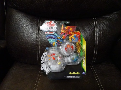 Bakugan Evolutions Gillator Ultra Diamond Starter Pack Blitz Fox ...