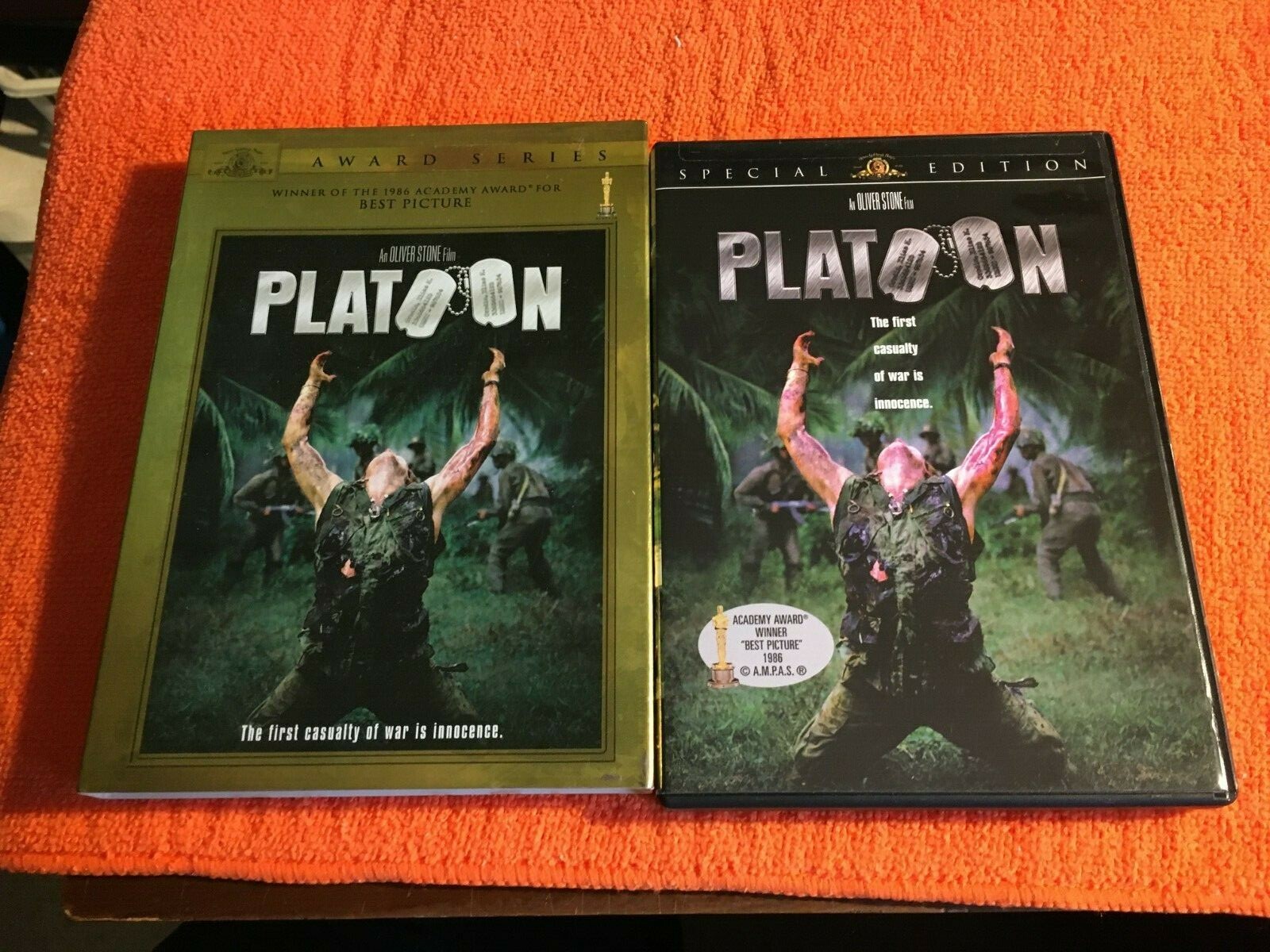 Platoon (DVD, Award Series 1986 Academy Awards Best Picture ...