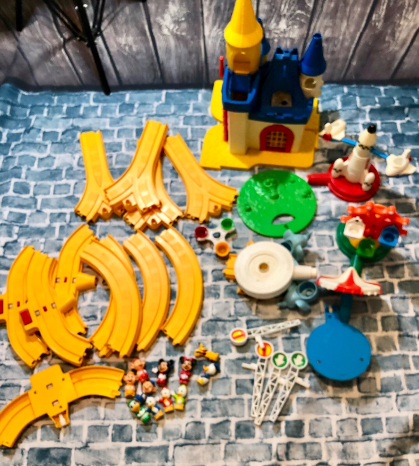 Vintage Walt Disney Productions Character Play World Set Replacement ...