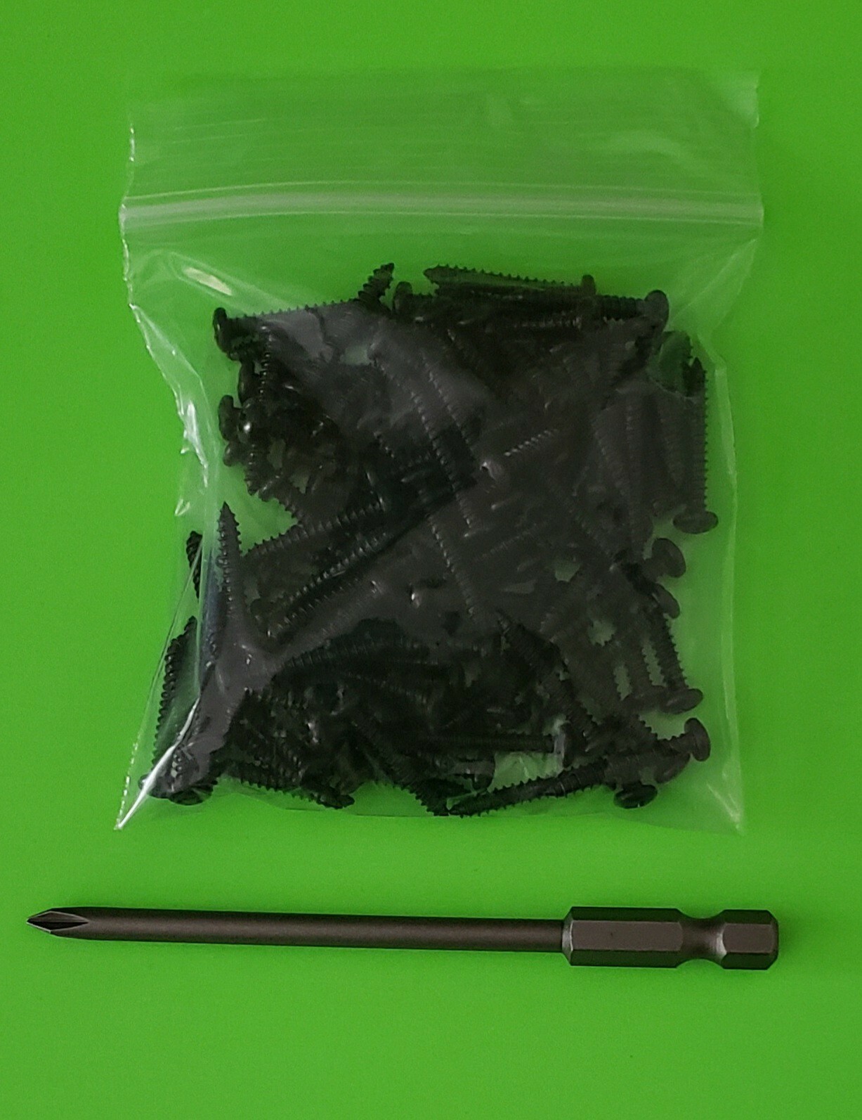 O-Gauge-Track-Screws Works w/Atlas trk 100 Black 3/4" +1PH Bit SEE ...