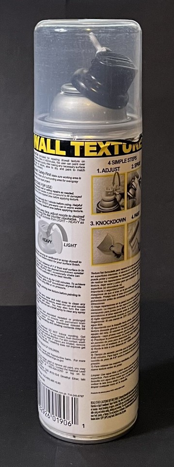 Texture Tek Knockdown Wall Texture Low Odor Water Based 20 oz Can | eBay