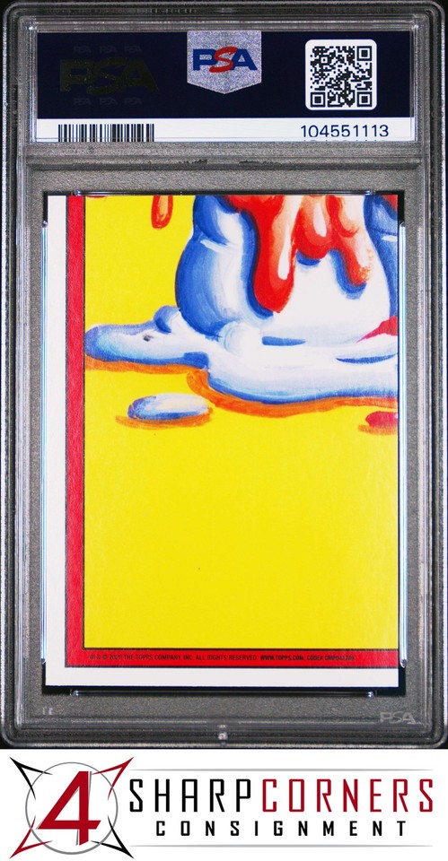 2020 GARBAGE PAIL KIDS 35TH ANNIVERSARY BOOGER GREEN #98a JOE BLOW PSA ...