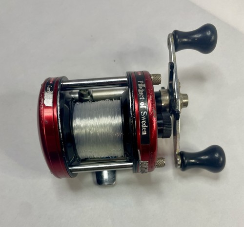Vintage Abu Garcia Ambassadeur 5000 Baitcaster: Red: Works Good Ready ...