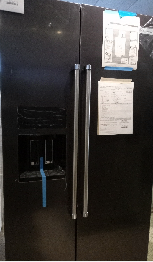 KitchenAid 36" Side-by-Side 24.8 cu. ft. Refrigerator - KRSF705HBS | eBay