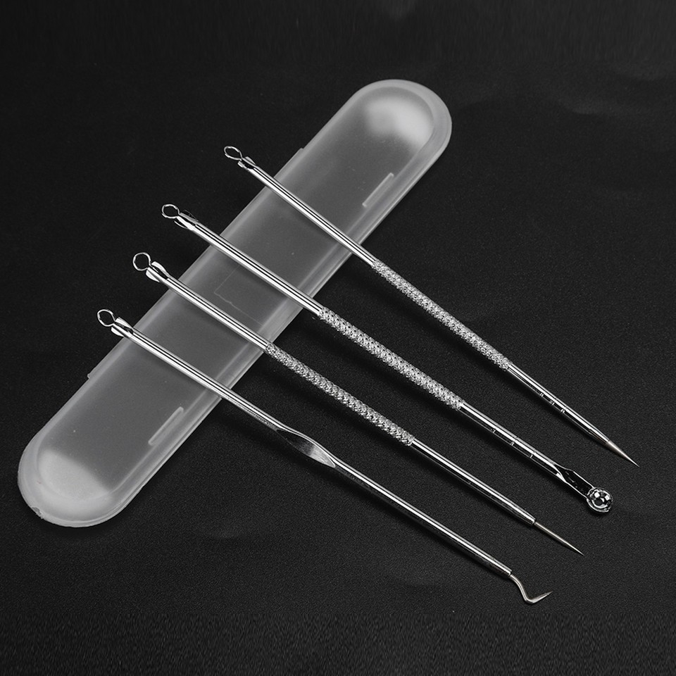 Pimple Blackhead Remover Pointed Comedones Removal Needle Double Head ...