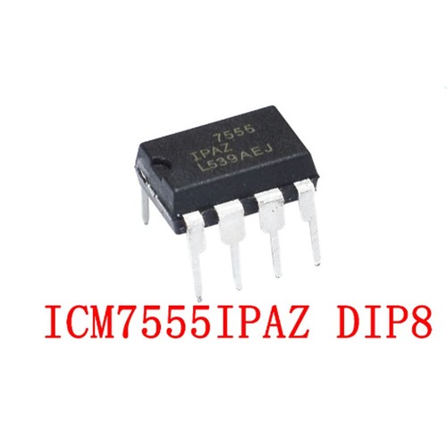 50 PCS ICM7555IPAZ DIP-8 ICM7555 7555 IPAZ General Purpose Timers Chip ...