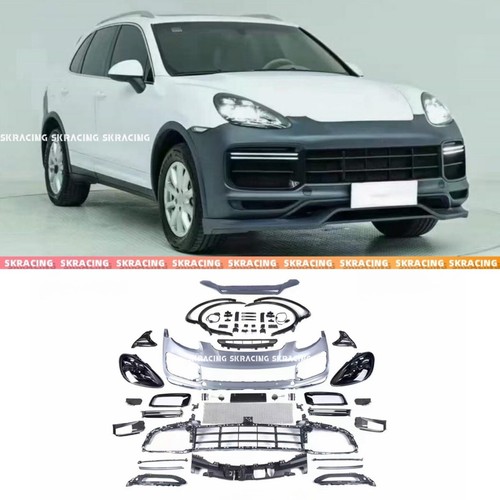 For Porsche Cayenne 958 11-18 Front Bumper Headlight Upgrade 9Y0 Turbo ...