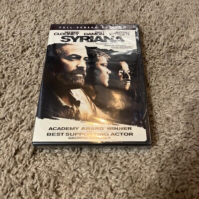 Syriana (DVD, 2006, Full Frame) New Sealed George Clooney Deleted ...
