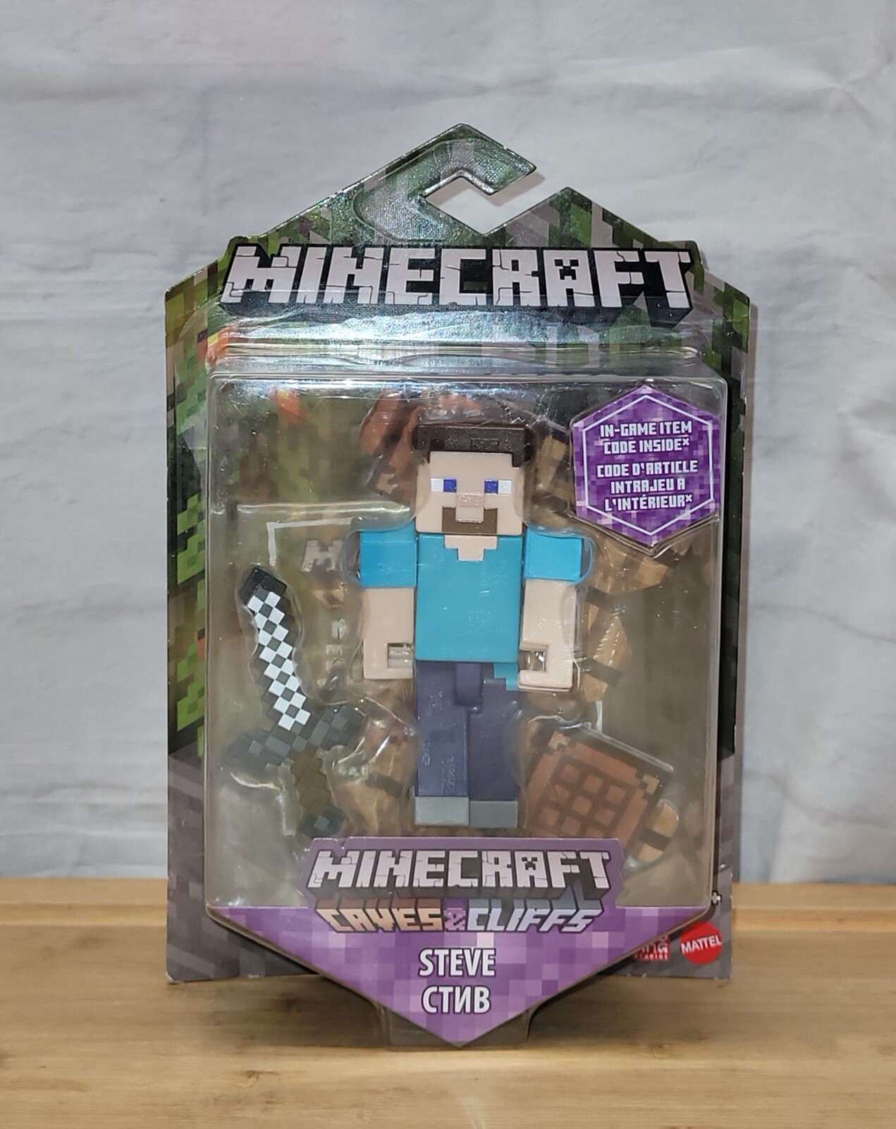 Minecraft Steve Figure - Minecraft Caves&Cliffs - NEW - UK Seller -Fast ...