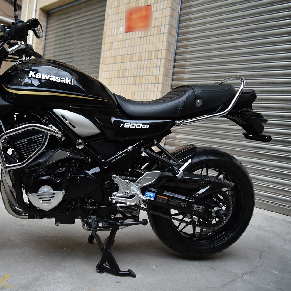 WOLFLINE Rear Pillion Armrest Hand Handle Grab Bar For Kawasaki Z900RS ...