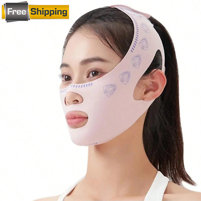 Face Breathable Tape Cheek Lift Mask, V-Line Bandage for Anti-Wrinkle ...