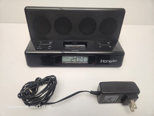 iH27B iHome 2 Go Alarm Clock iPod Dock - 4 Speaker - TESTED! Great ...