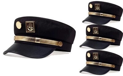 3x Jojo’s Bizarre Adventure Kujo Jotaro Cosplay Cap Prop Metal Badge ...
