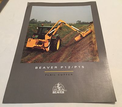 BEAVER P12 & P15 Hedgecutter Flail Hayter Original 1980s Vintage Sales ...