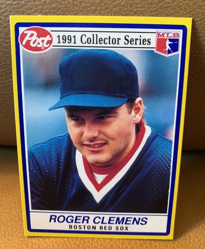 Roger Clemens Boston Red Sox 1991 Post Cereal #12 baseball card ...