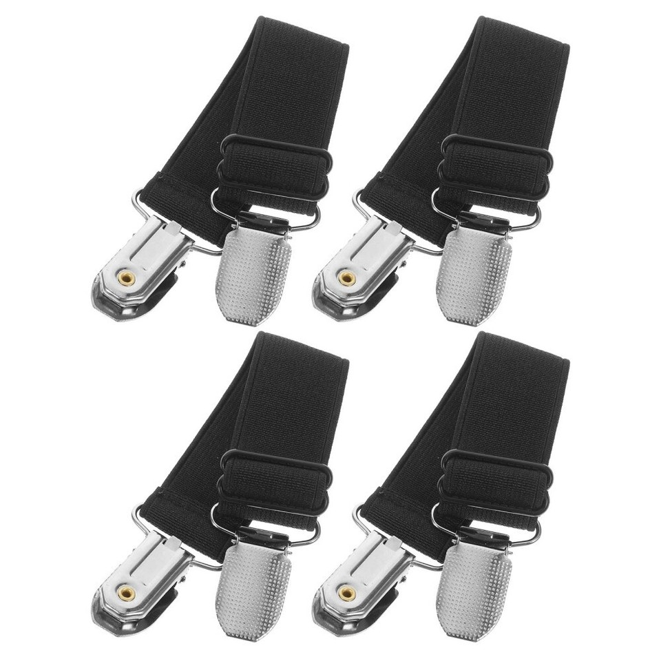 4pcs Adjustable Boot Clips for Motorcycle Riding Boot Straps Elastic ...