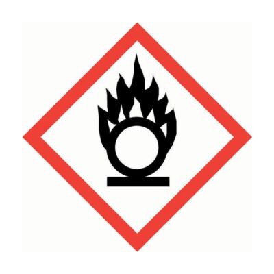Brady GHS Pictogram Label - Flame Over Circle 100 x 100mm Self Adhesive ...