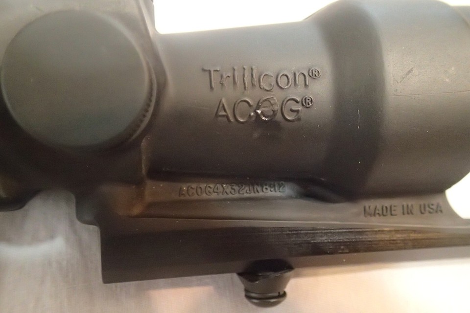 Trijicon ACOG 4x32 TA 01 Rifle Scope w/ Rifle Handle Mount Black-Day ...