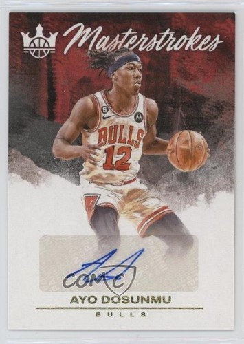 2023-24 Panini Court Kings Masterstrokes /99 Ayo Dosunmu #MS-AYO Auto ...