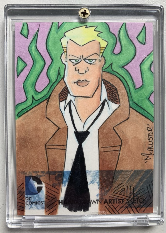 2012 DC Comics Hand Drawn Sketch Card McAllister 1/1 Rare Artist Card ...