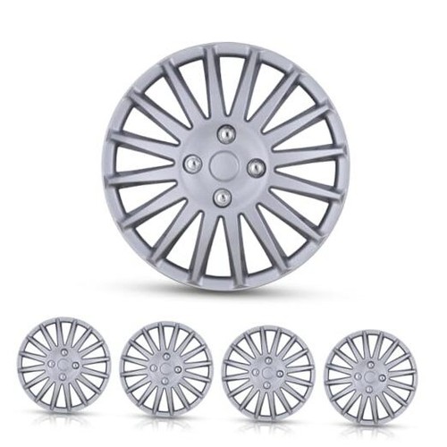 Hubcaps 15", Wheel Rim Cover Universal R15 Hub Caps, Snap On 15 Inch ...