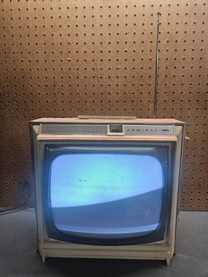 Vintage 1964 Admiral Portable Briefcase TV Television MCM Design ...
