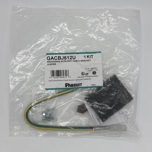 Panduit GACBJ612U Rack Grounding Auxiliary Cable Bracket Jumper | eBay