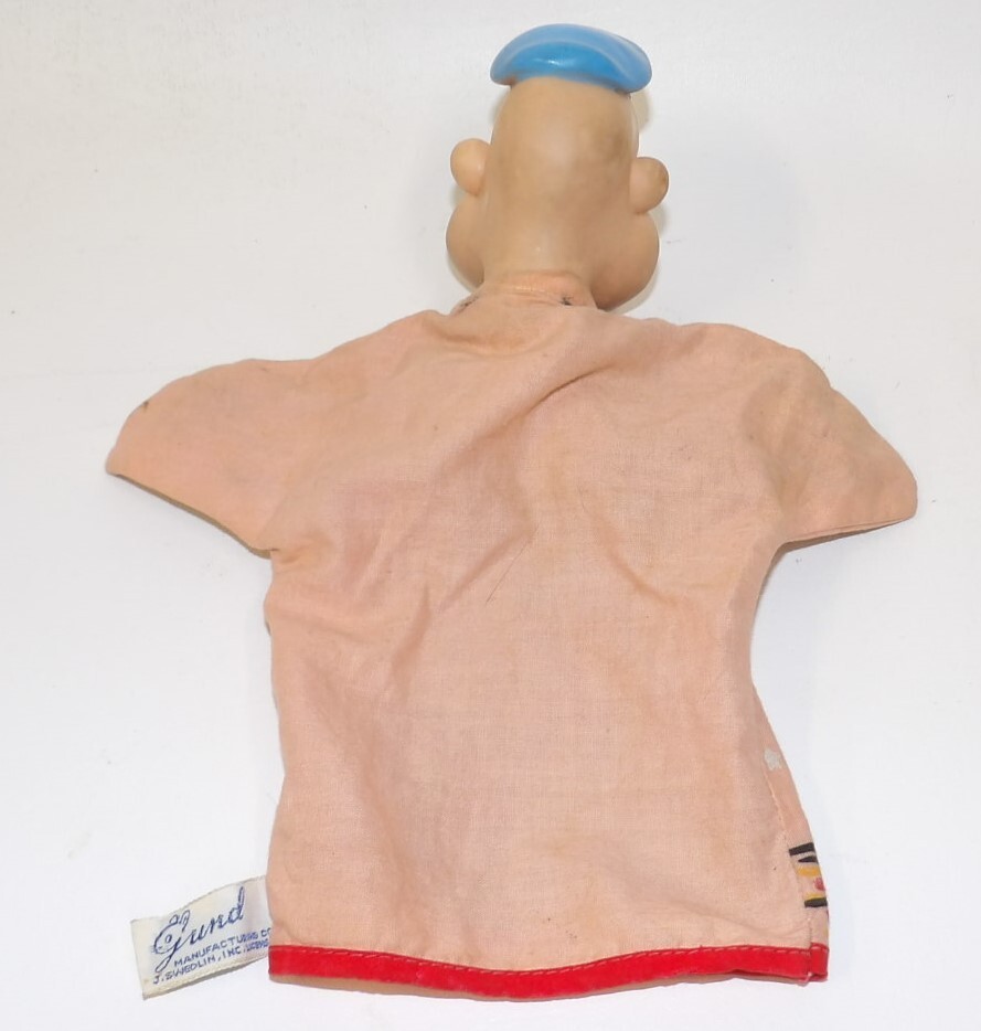 Vintage Gund Cloth Hand Puppet - Pop Eye the Sailor Man | eBay