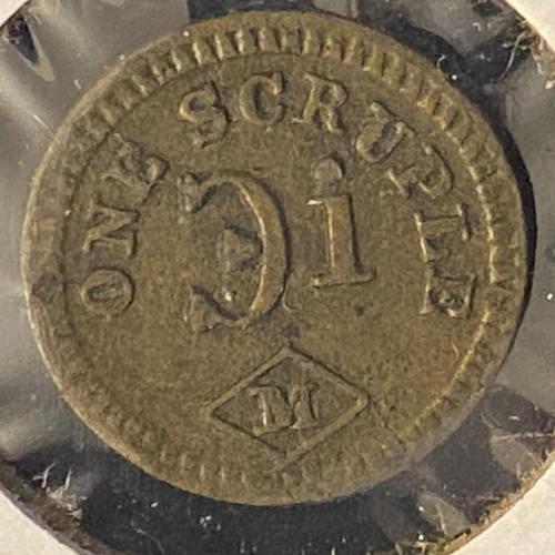 One Scrupel Apothecary Weight (Edward Maris) (PA & NY) Brass 14mm | eBay