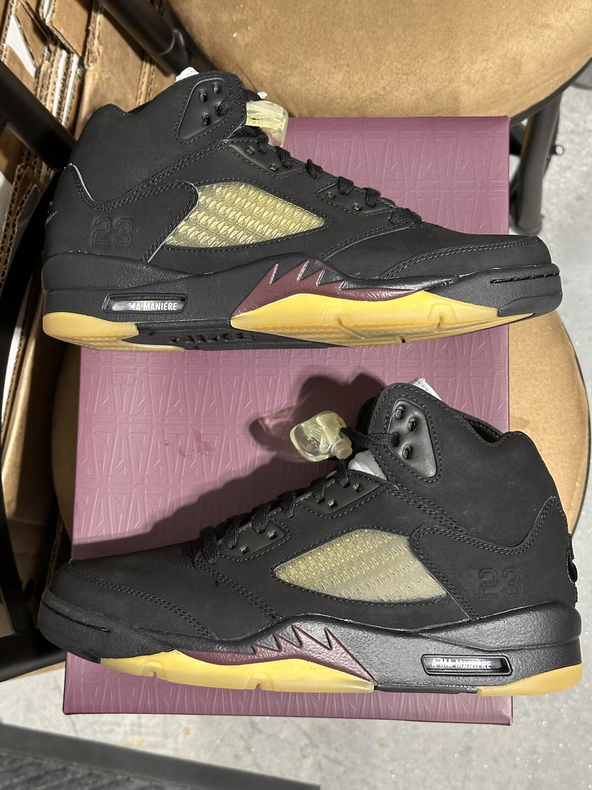 Size 7.5 - Jordan 5 Retro x A Ma Maniere Mid Dusk for sale online | eBay