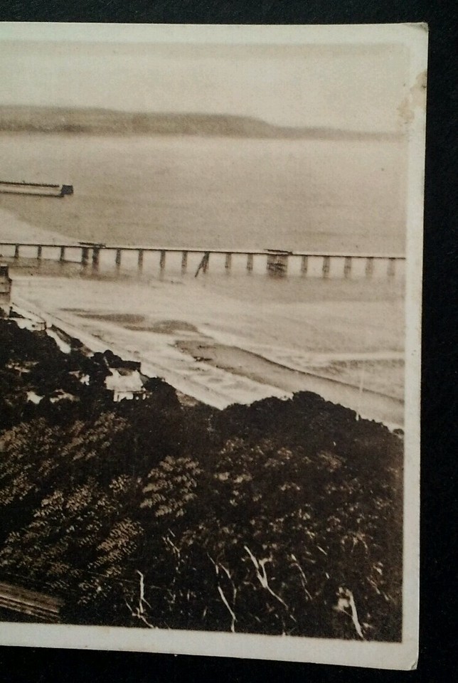 Isle of Man UK Postcard Early 1900s Rare England Ramsey Town Pier Beach ...