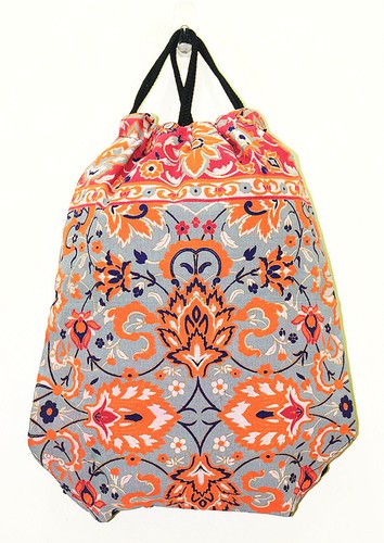 SALE Thai Hippie Backpack Purse String Bag Handmade Flower Print Twin ...