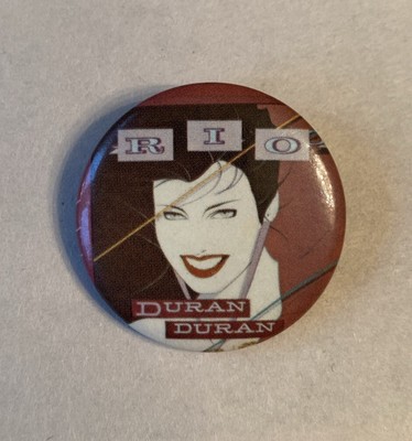 Duran Duran Patrick Nagel 1.25 Inch Rio Pin, Original Vintage, Early ...