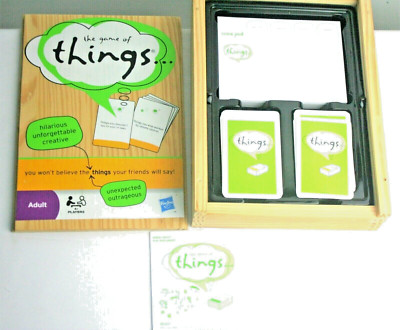 The Game of Things Adult 300 Hilarious Topics 2010 Hasbro Complete 4 ...
