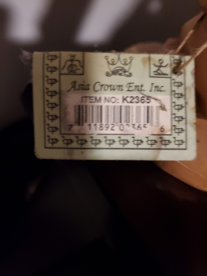 Tiki Figure- Polynesia Collection w/ Tag- Hawaii- Asia Crown Enterprise ...