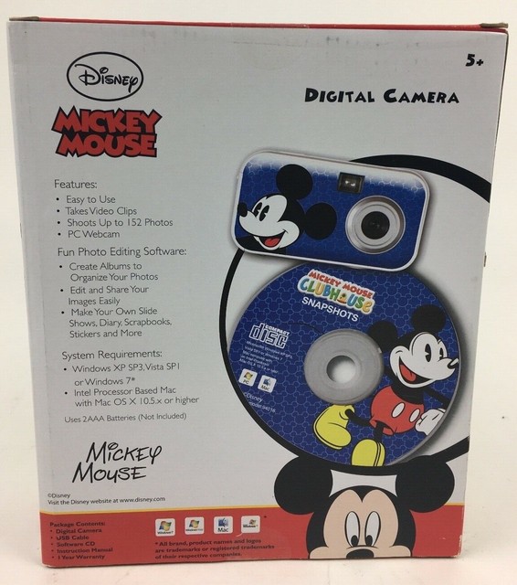 Disney Mickey Mouse Clubhouse 1.3MP Digital Camera - Red for sale ...