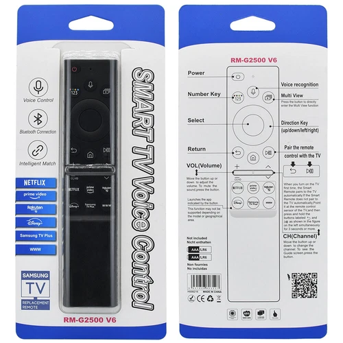 New RM-G2500 V6 For Samsung Bluetooth Voice Universal Remote Control ...