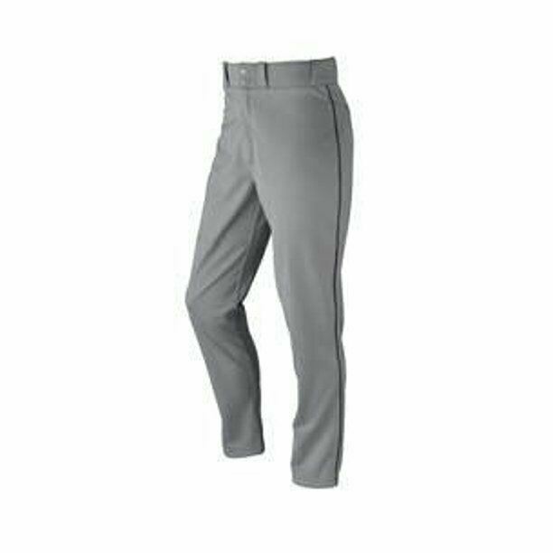 Wilson Poly Warp Relaxed Royal Piped Baseball Pant Men's XL 2XL Gray ...