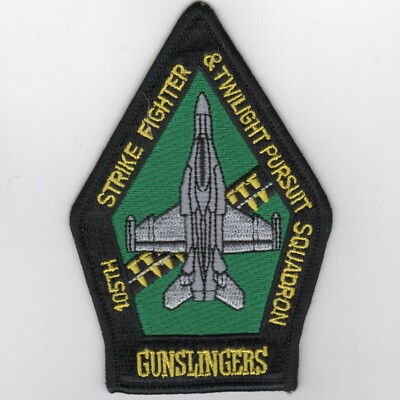 4.5" NAVY VFA-105 GUNSLINGERS A/C COFFIN STRIKE FIGHTER EMBROIDERED ...