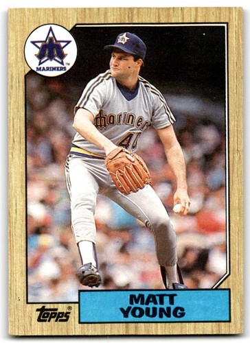 1987 Topps Matt Young Seattle Mariners #19 | eBay